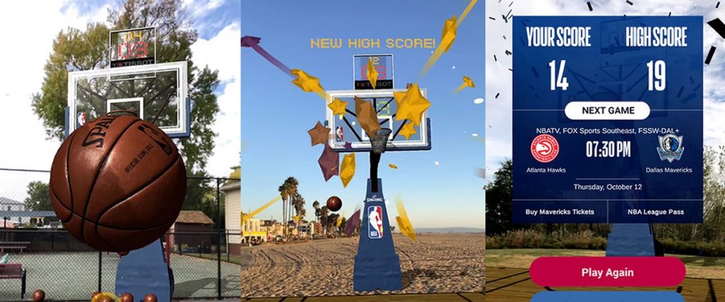 NBA's ARKit Basketball Game Takes The Court | ARPost